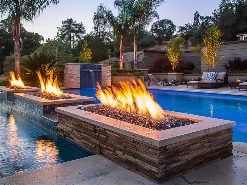 Fire Features | Custom Outdoor Luxury Fire Designs